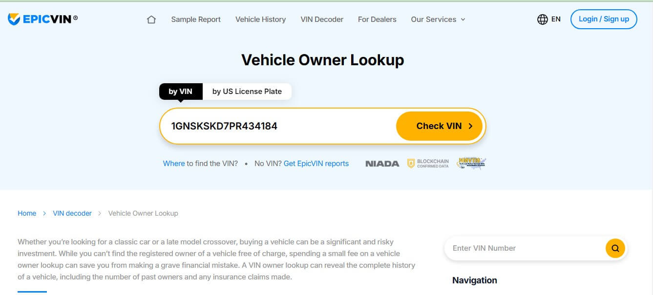 How to Find Car Owner with VIN Number